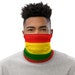 Rasta Neck Gaiter - Rastafari Face Shield - Neck Mask - Face Cover ...