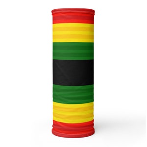 Rasta Neck Gaiter - Rastafari Face Shield - Neck Mask - Face Cover ...