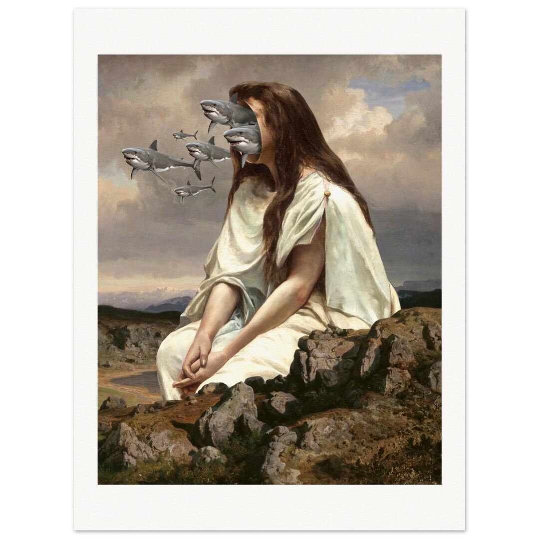 Maneater Print - Etsy