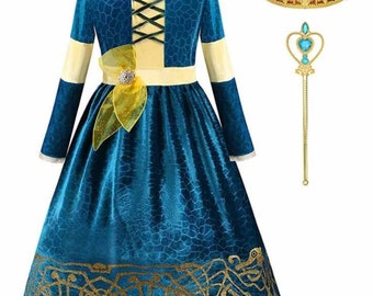 Merida Brave Costume | Etsy