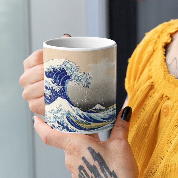 The Great Wave off Kanagawa Mug Japanese Art Manga Mug Asian - Etsy