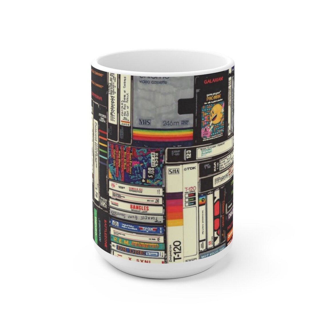 VHS Retro Mug Retro Gaming Cassettes, VHS & Games Vintage Geek Pop-art ...