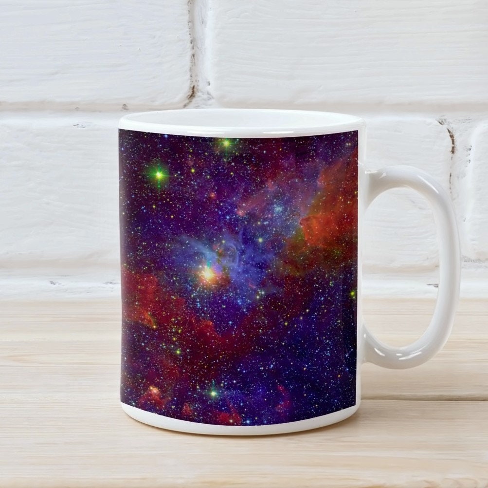 Space Mug Vibrant Colors Galaxy Space Solar System Astronomy | Etsy