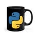 Programmer Coder Engineer Python Black Coffee Mug Gift Python Developer - Etsy