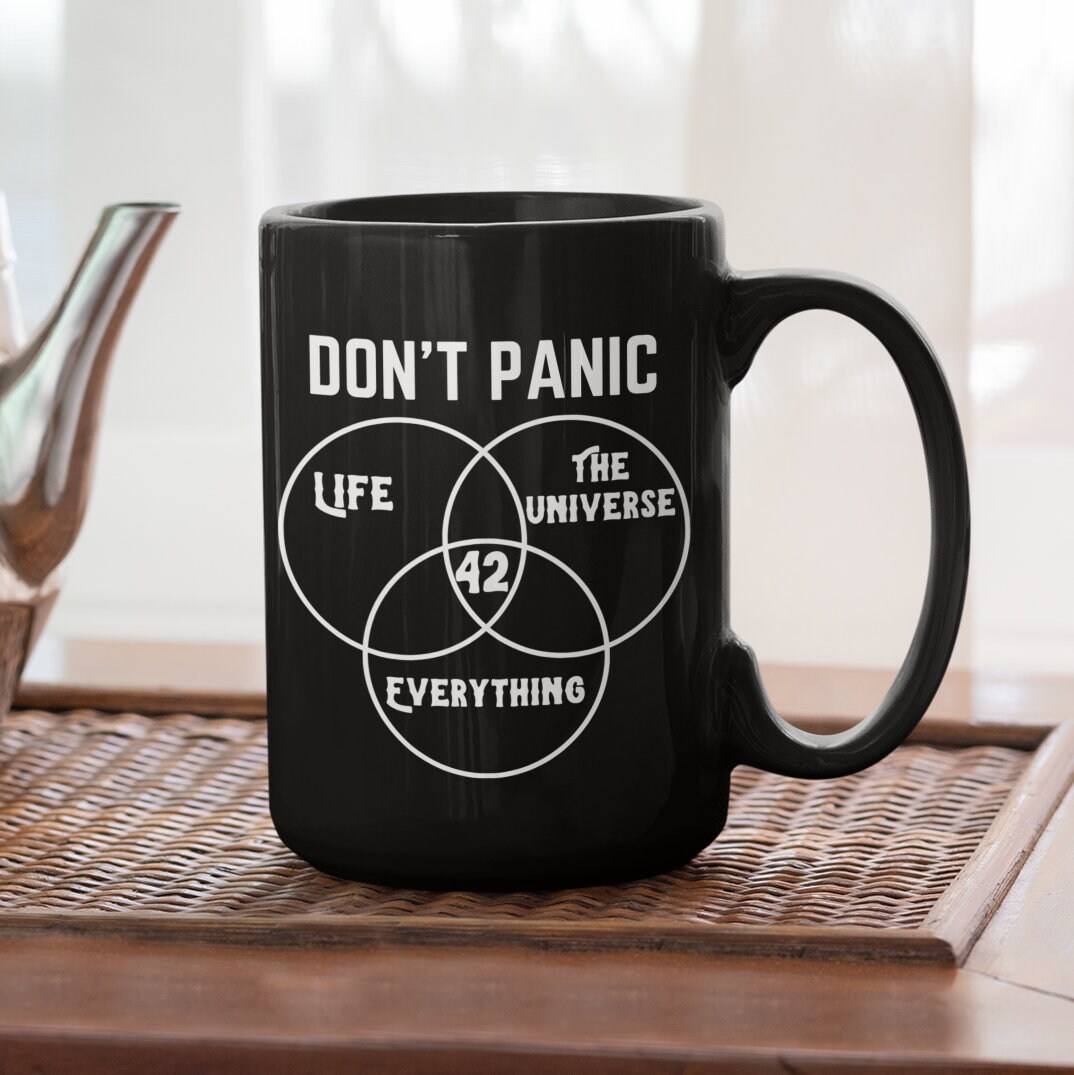 42 The Answer to Life Universe and Everything. Mug for | Etsy