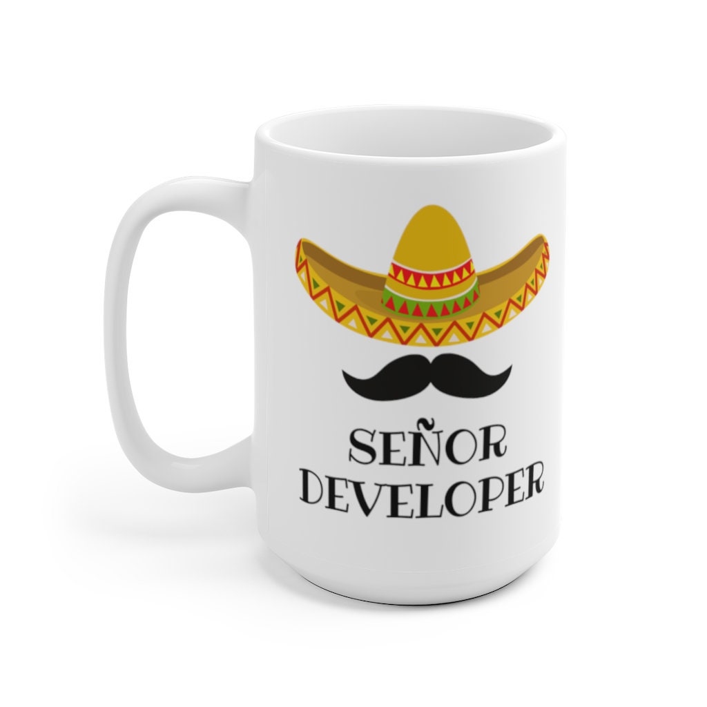 Senior Developer Mug Señor Developer Mug Web Developer Gift | Etsy