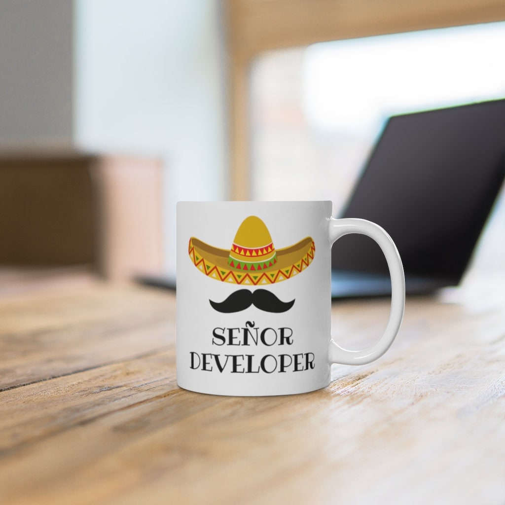 Senior Developer Mug Señor Developer Mug Web Developer Gift | Etsy