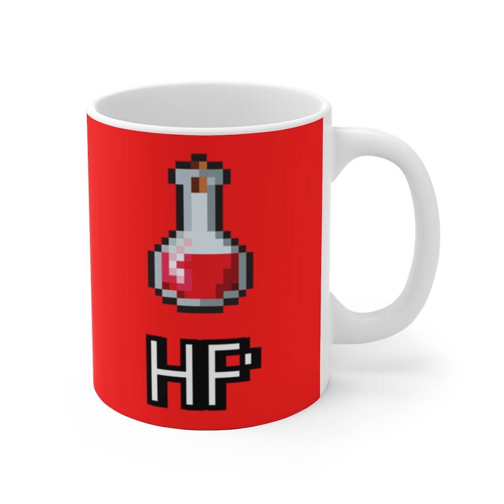Health Potion Mug EPIC Gamer Coffee Mug Retro Gaming Mug - Etsy