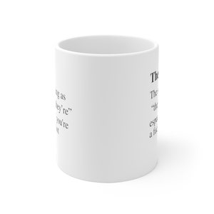 Grammar There Coworker Definition Mug, Big Coffee Mug, Big Tea Mug - Etsy