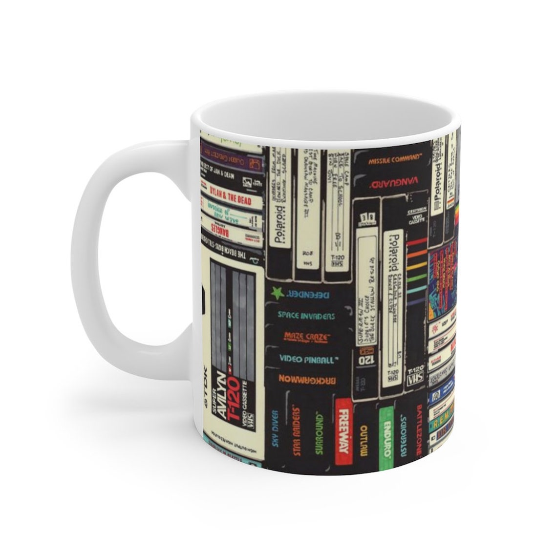 VHS Retro Mug Retro Gaming Cassettes, VHS & Games Vintage Geek Pop-art ...