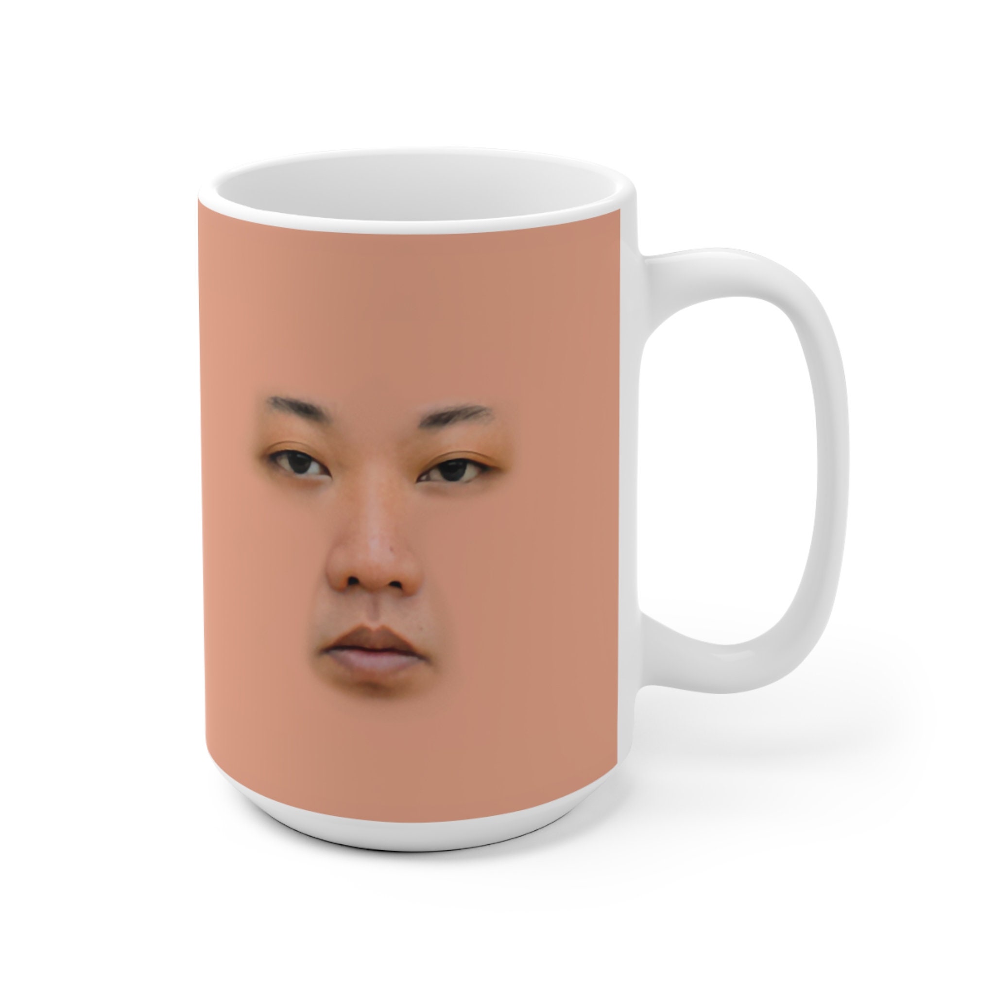 The Kim Jong Un Face Mug, Meme Mug Creepy Face Serious Kim Jong Un Gift ...
