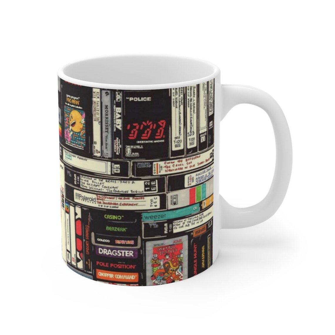 VHS Retro Mug Retro Gaming Cassettes VHS & Games Vintage Geek | Etsy