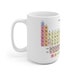 Periodic Table With All 118 Element Names Mug, Chemist, Chemistry ...