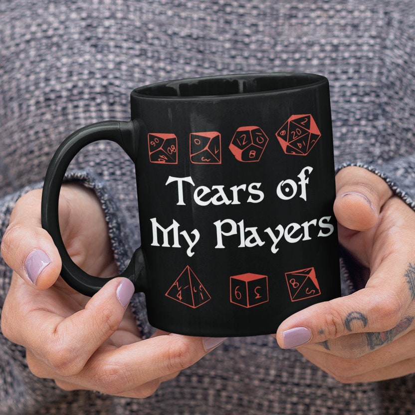 Dungeons And Dragons Dungeon Master Mug Tears of my Players | Etsy