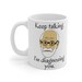 Freud Mug Psychiatry Mug Psychology Mugs Keep Talking - Etsy