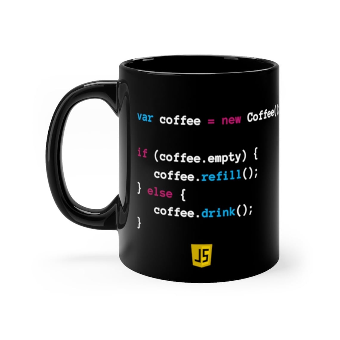 Javascript Black Mug Programmer Mug Software Engineer Coffee - Etsy