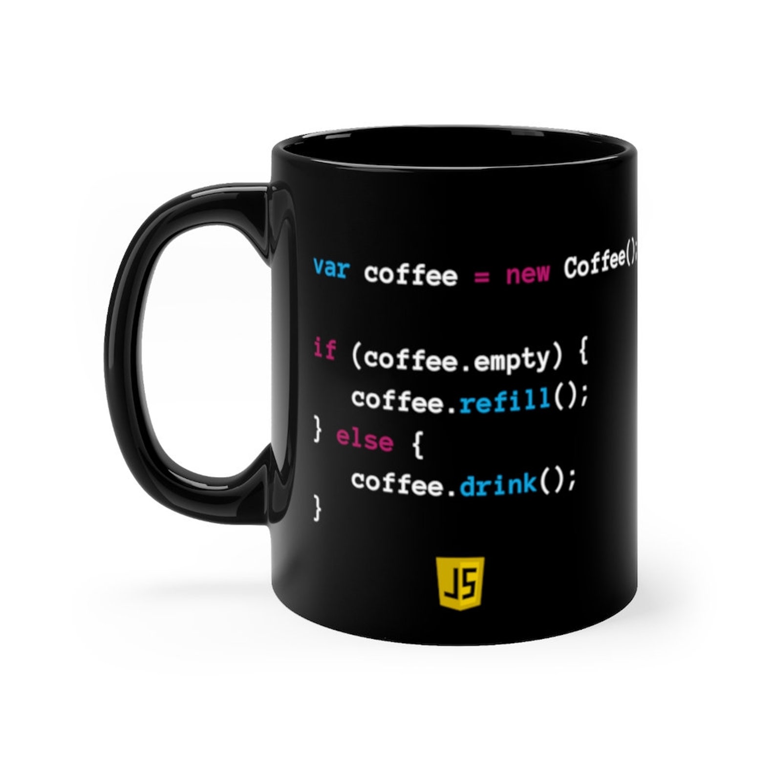 Javascript Black Mug Programmer Mug Software Engineer Coffee - Etsy