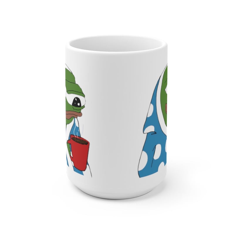 Peepo Cozy Pepe the Frog Mug Peepo Coffee Mug Twitch Mug Pepe Frog ...