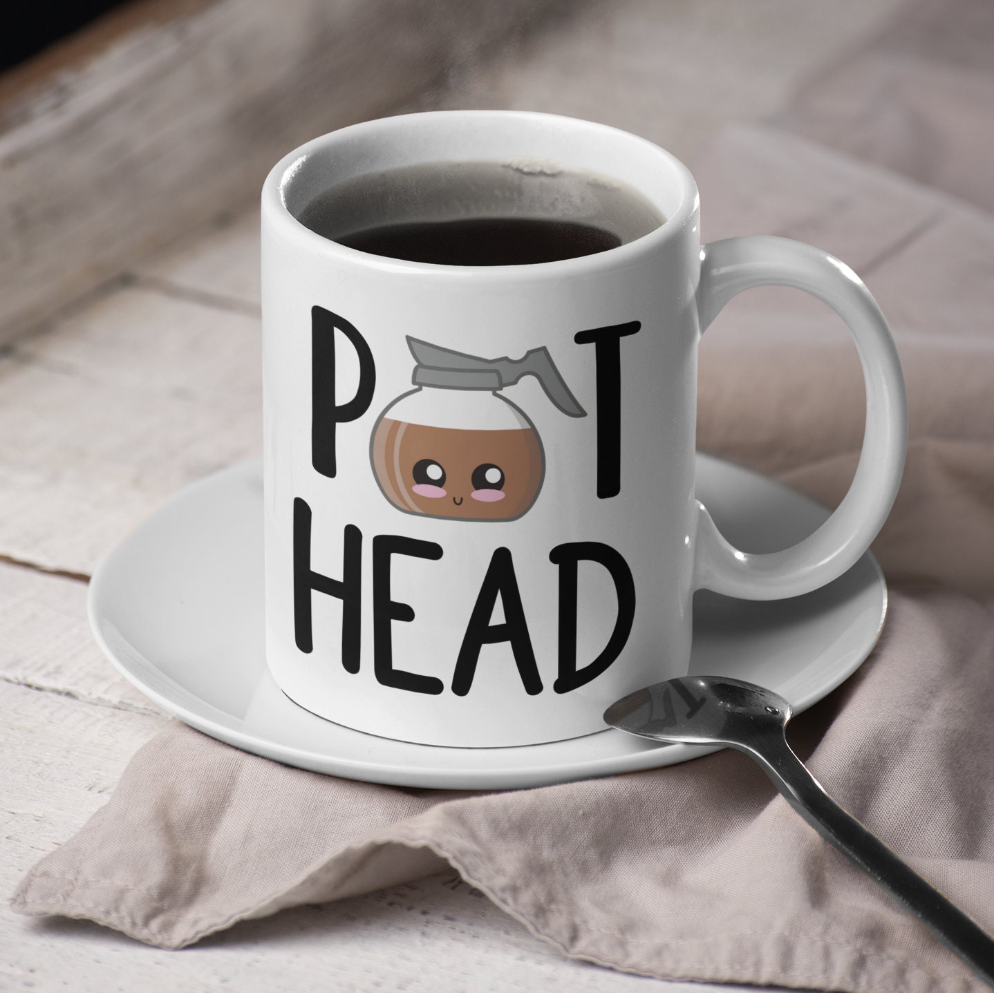 Pot Head Mug Coffee Lover Mug Big Coffee Mug Big Tea Mug - Etsy