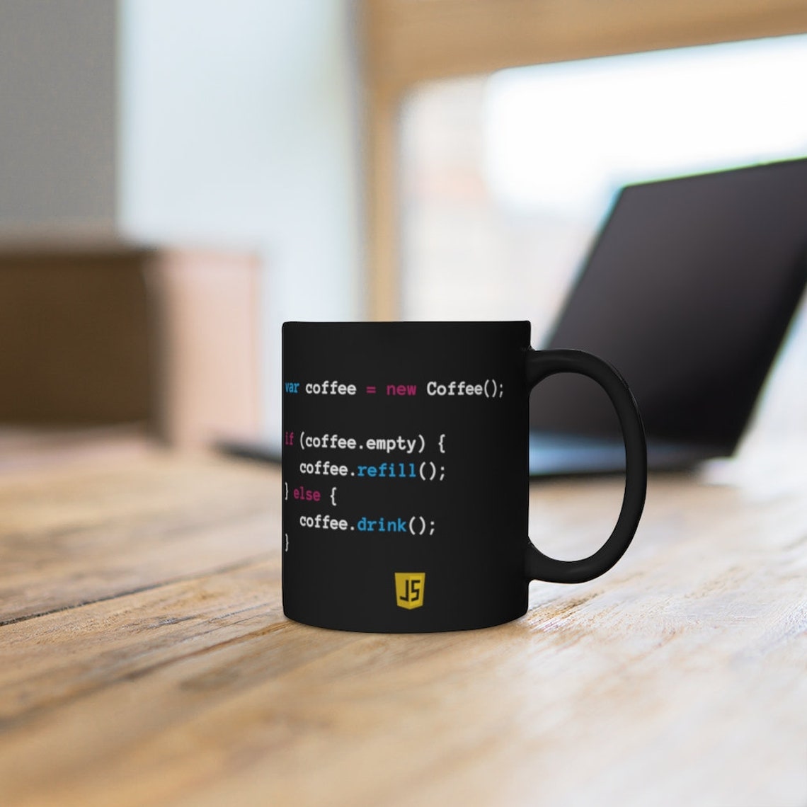 Javascript Black Mug Programmer Mug Software Engineer Coffee - Etsy