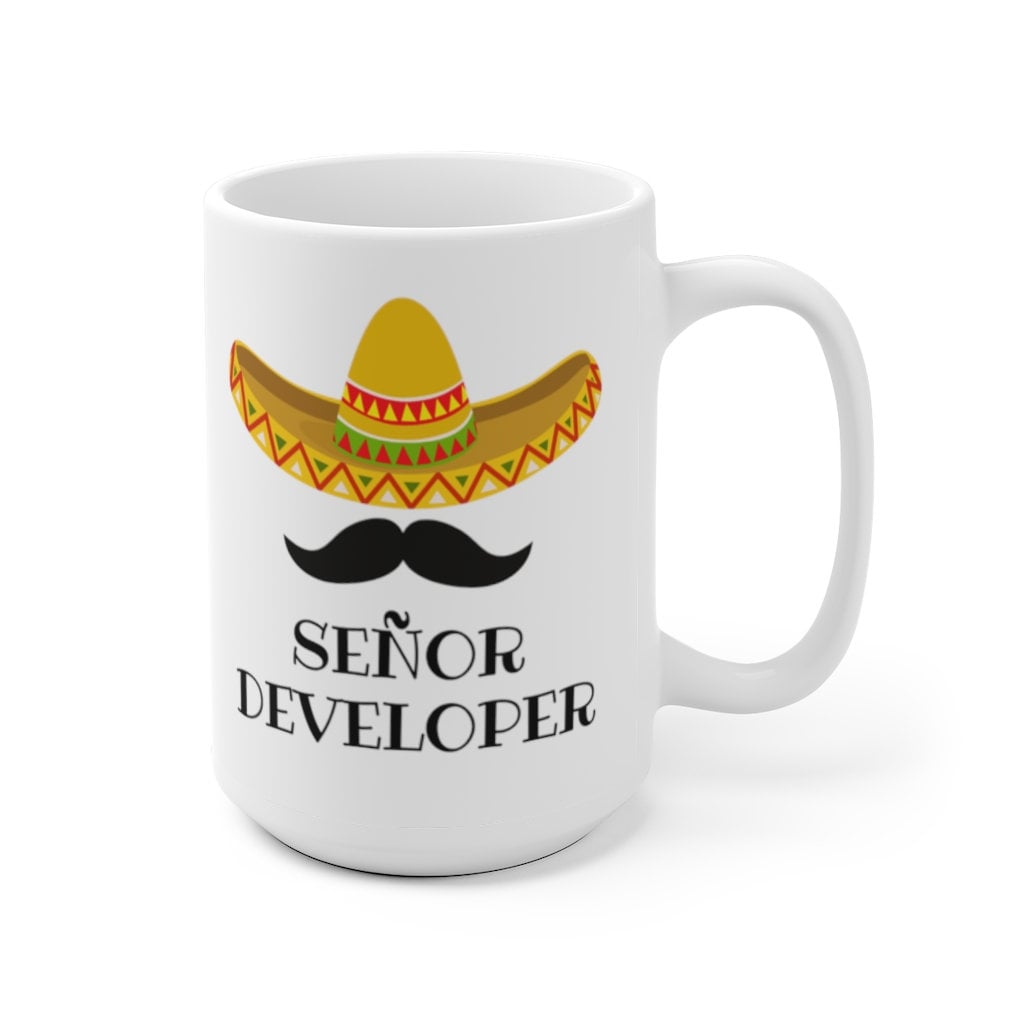 Senior Developer Mug Señor Developer Mug Web Developer Gift | Etsy