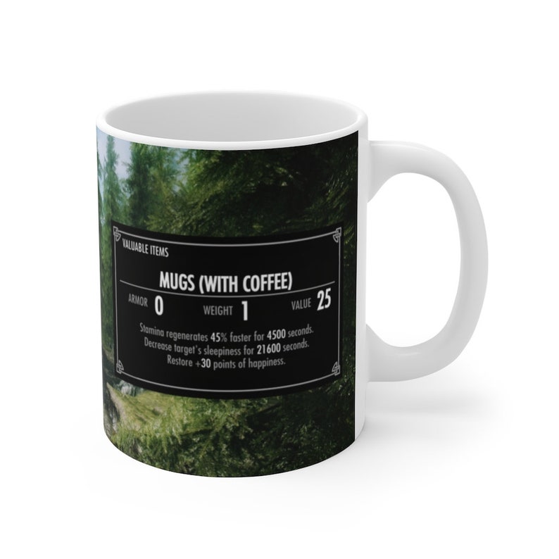 Skyrim Coffee Mug Skyrim Elder Scrolls Inspired Mug Coffee - Etsy