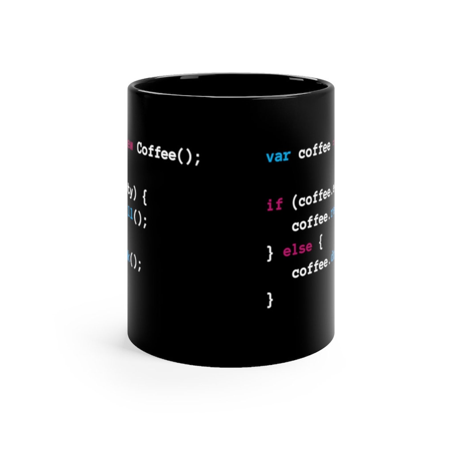 Javascript Black Mug Programmer Mug Software Engineer Coffee - Etsy