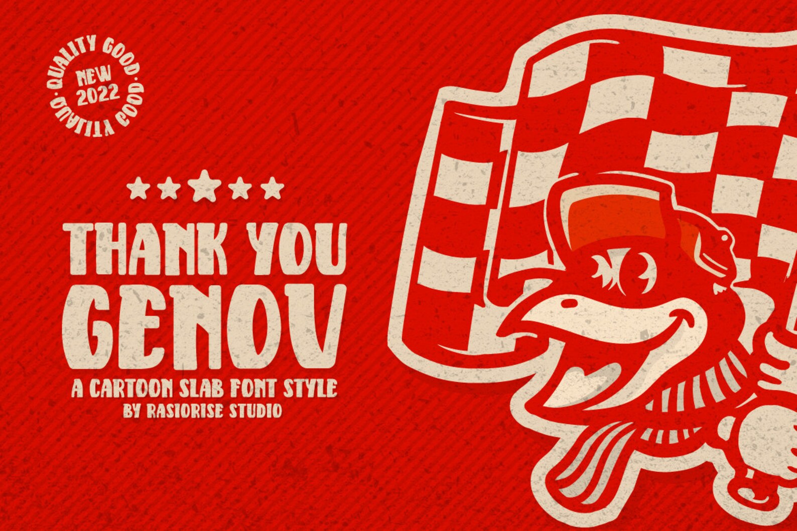 Genov - Cartoon Slab Font, Serif Font, Cartoon Font, Motorcycle Font ...
