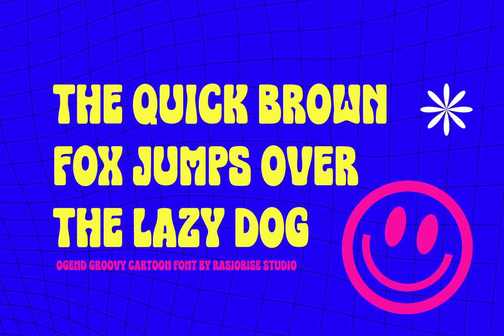 Ogend Groovy Cartoon Font, Quirky Font, Psychedelic Font, Groovy Font ...