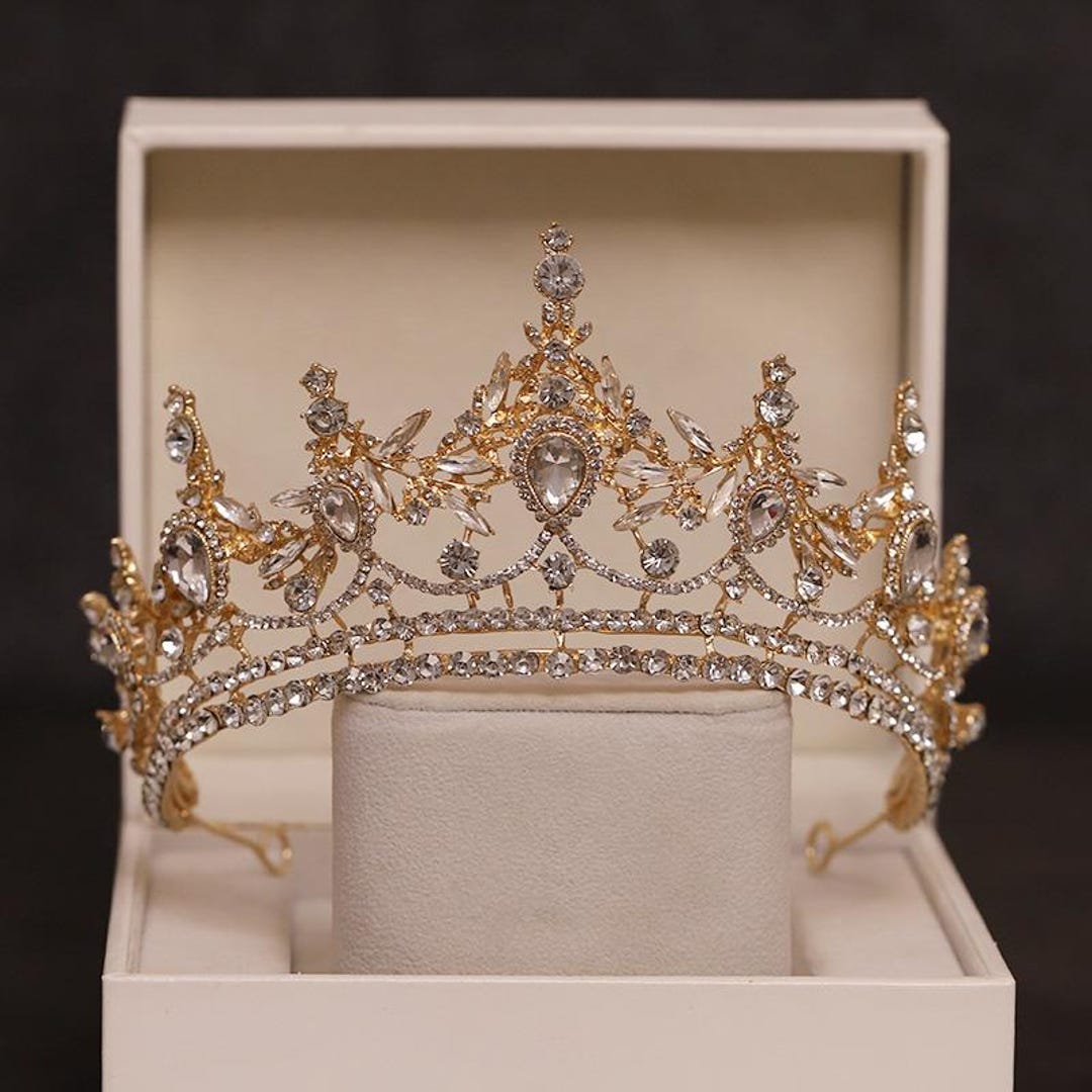 Crystal Princess Crown, Sweet 16, Quinceanera, Communion - Etsy