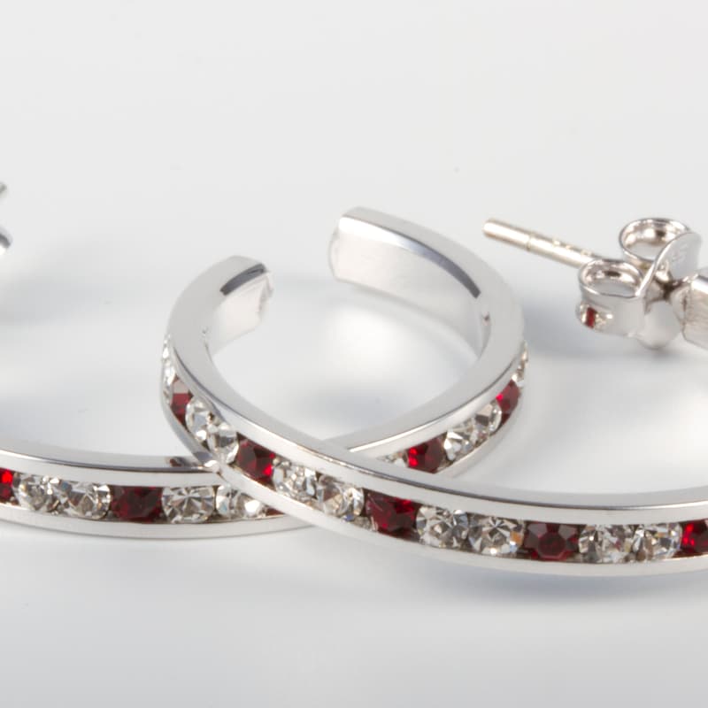 Red Swarovski Earrings - Etsy