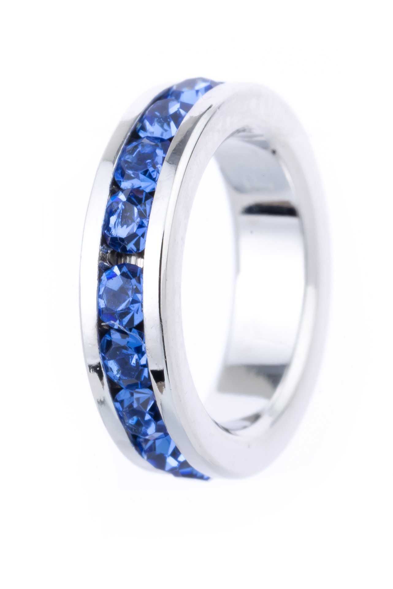 Swarovski Crystal Birthstone Eternity Rondelle Charm in - Etsy