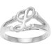 Sterling Silver Initial L Ring Monogram L Ring Custom Ring Personalized ...