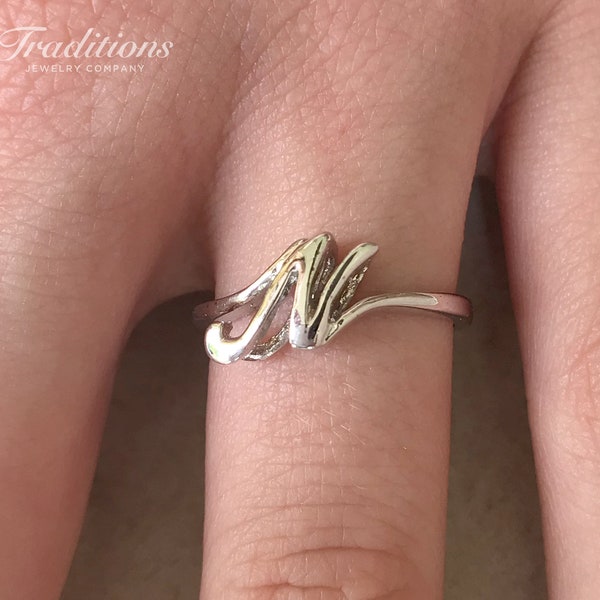 Letter Rings - Etsy