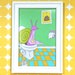 Potty Snail Illustration, 4x6" Framed Wall Art, Funny Bathroom Wall ...