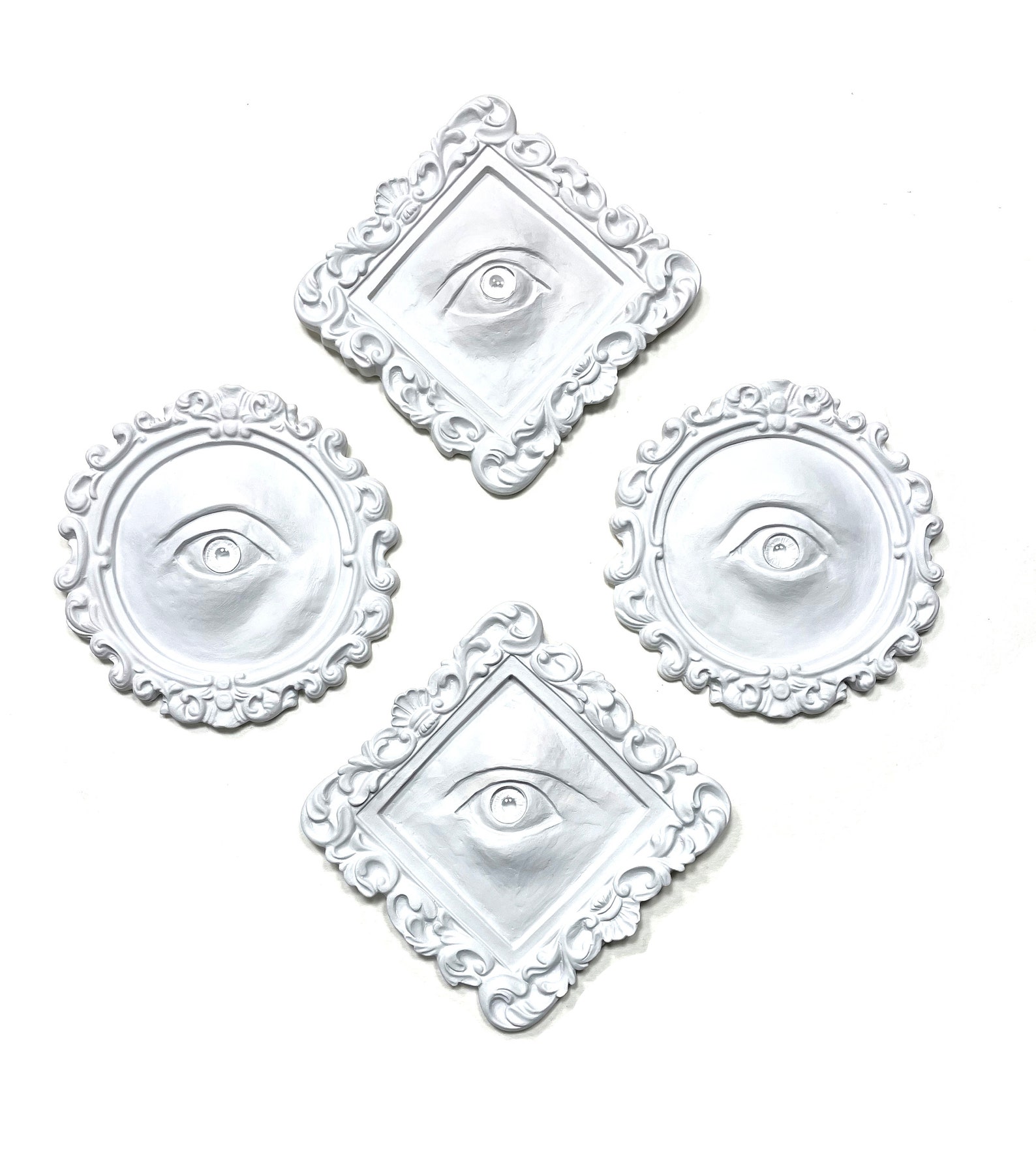 Decorative Eye Sculpture Art / Pastel Goth Weird Stuff / - Etsy