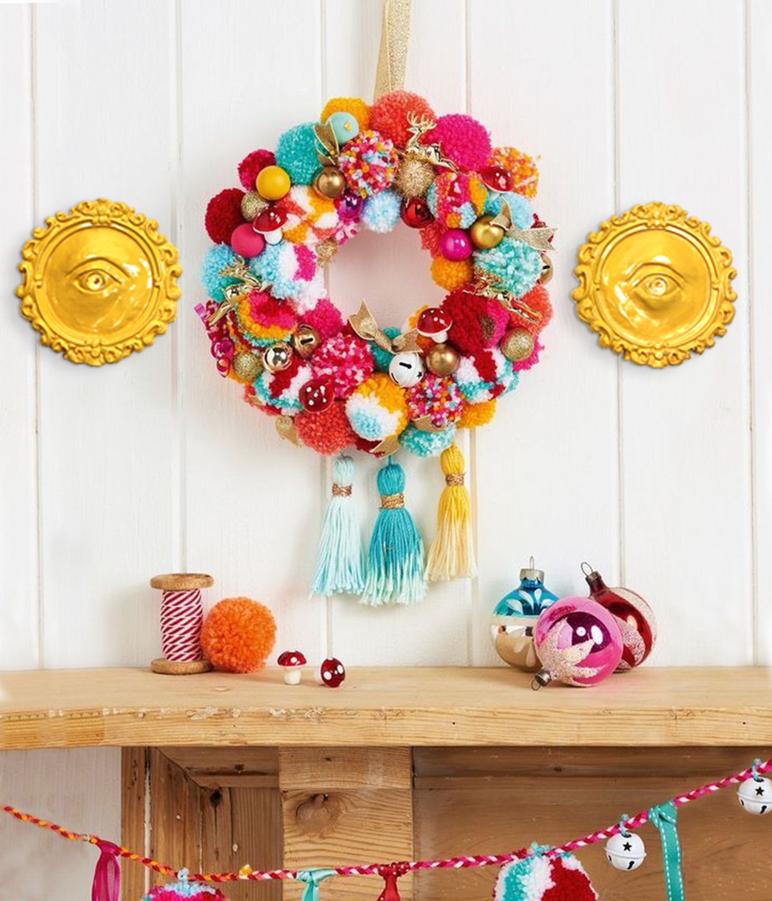 Eye Sculpture Art Yellow / Goth Decor / Pastel Goth / Memento | Etsy