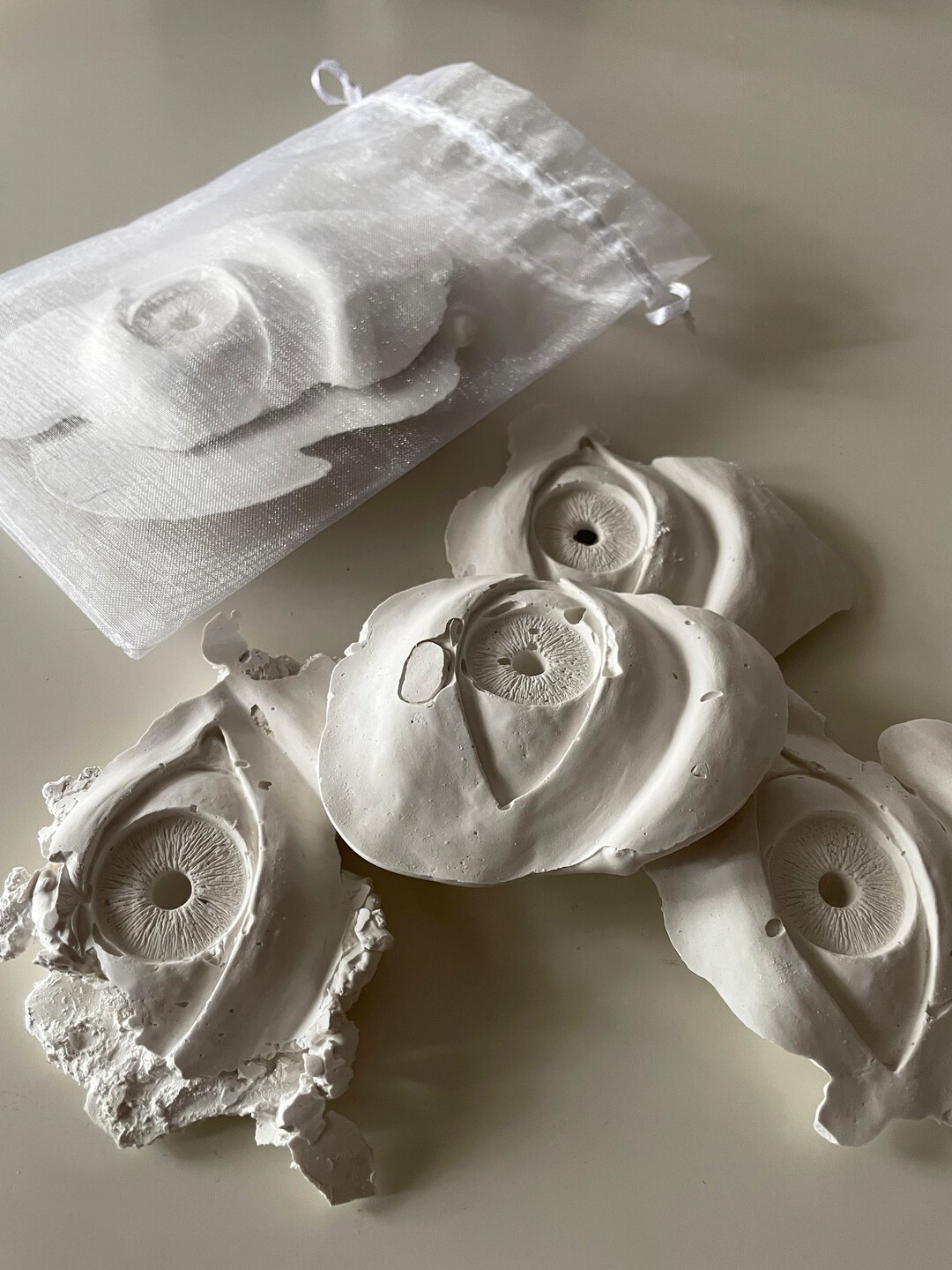 Human Eyes Craft Supply Art Pieces, Partial Eye Sculpture Project Parts ...