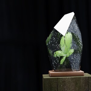 Glass Terrarium Template for Assembly by Tiffany's Method. Papercraft ...