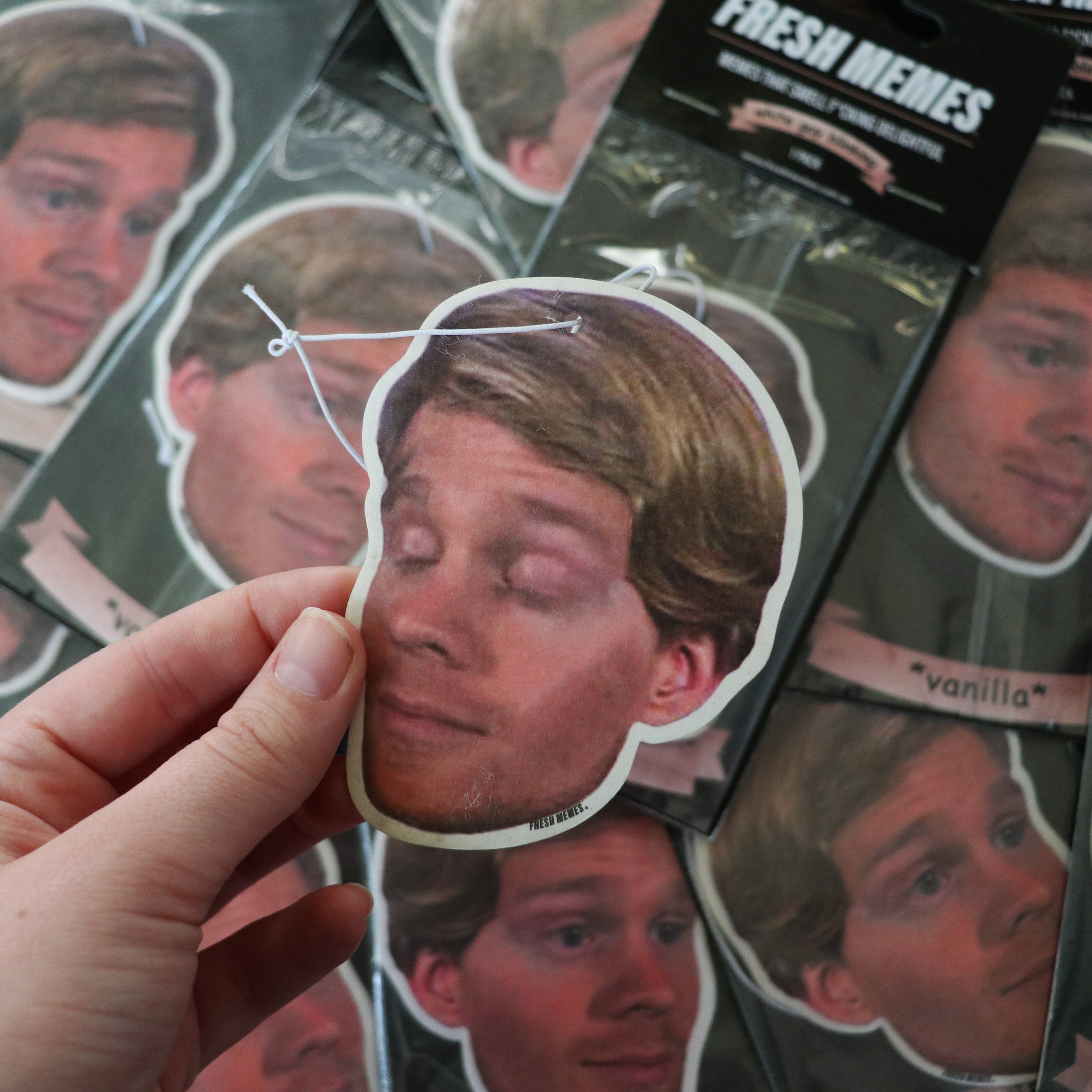 White Guy Blinking | Meme Air Freshener - Etsy UK