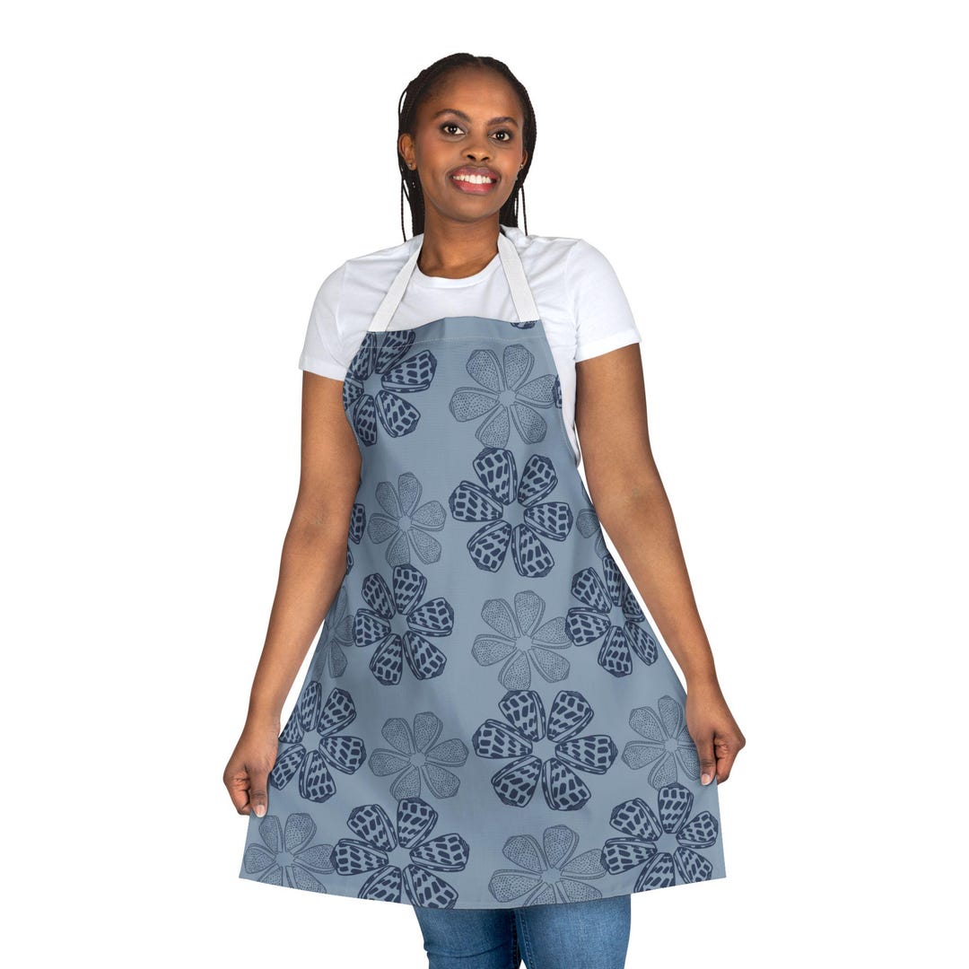 Hebrew Shell Apron in Ocean | Shell Apron, Chef's Apron, Hawaii Apron ...