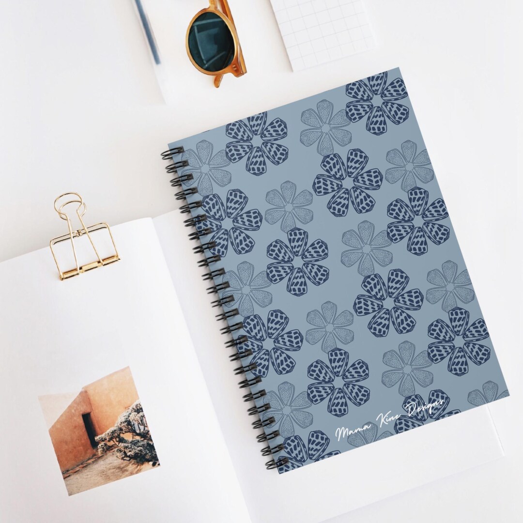 Hebrew Cone Shell Spiral Notebook in Ocean - Ruled Line | Shell Journal ...