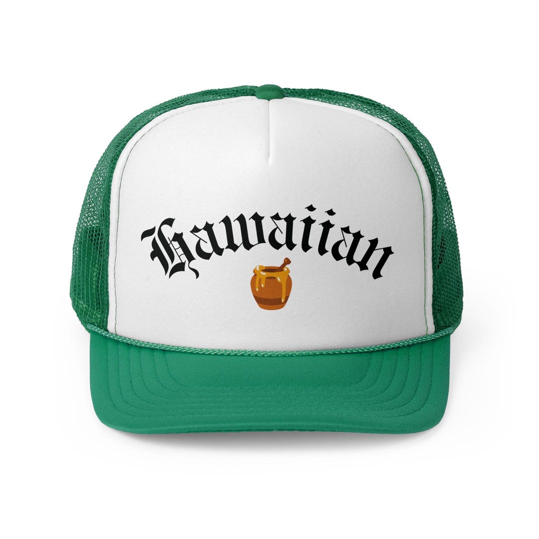 Hawaiian Hunny Trucker Cap | Hawaii Trucker Hat, Local Girl Trucker Hat ...
