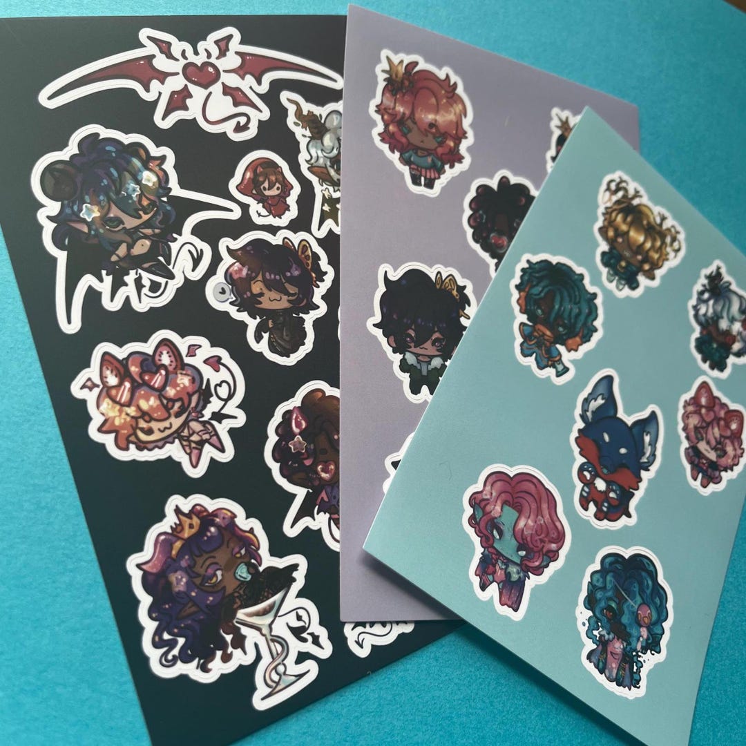 OC Mini Sticker Sheets - Etsy