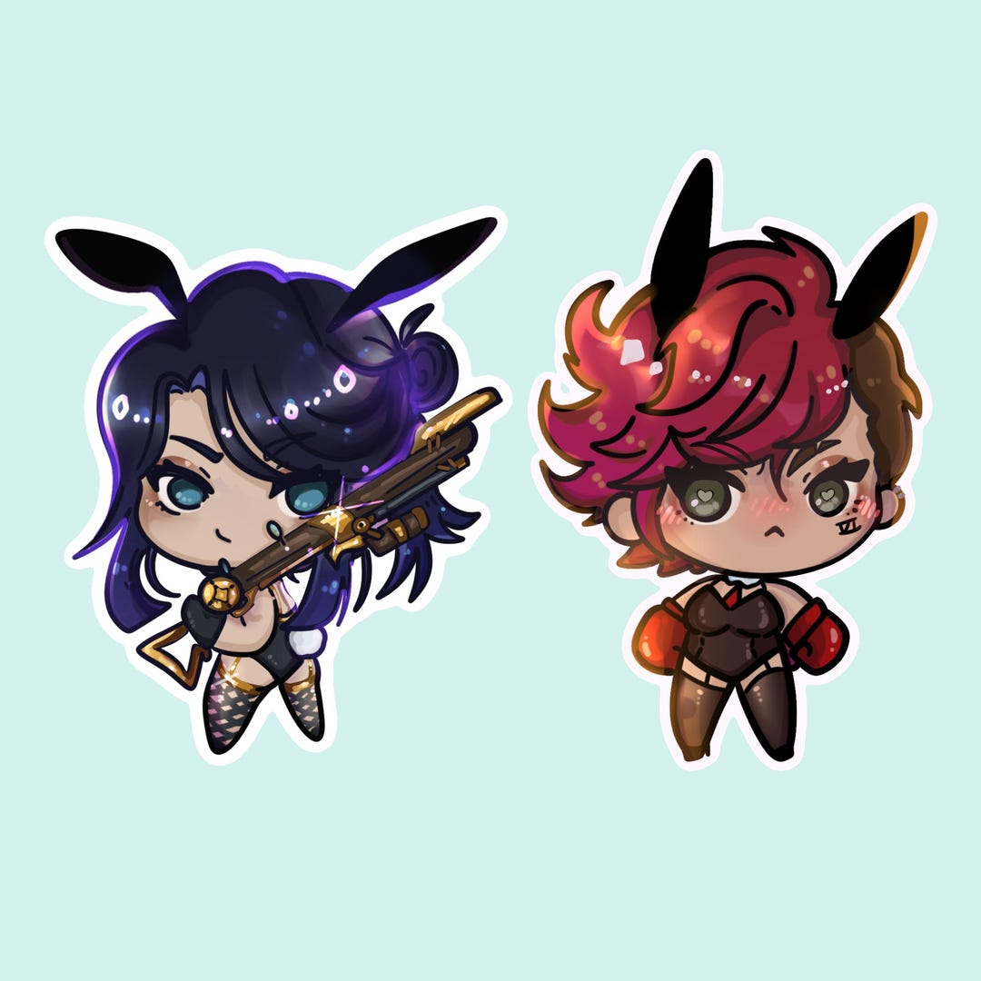 Arcane Bunny Stickers - Etsy