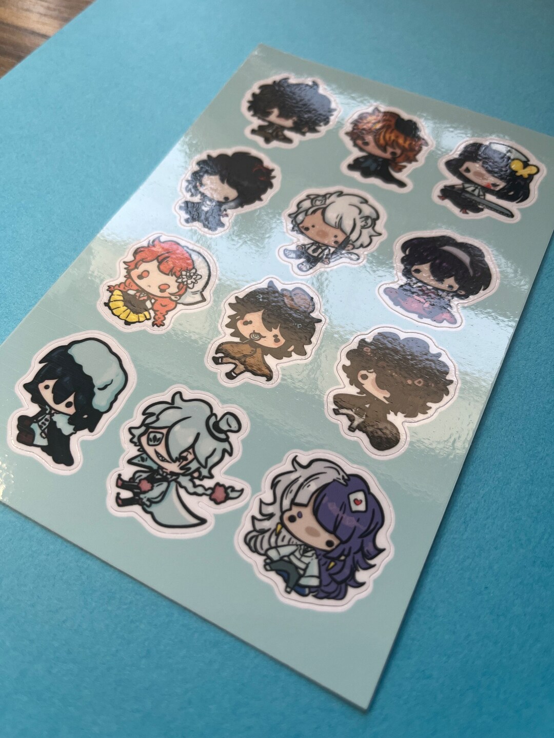 BSD Mini Stickers - Etsy