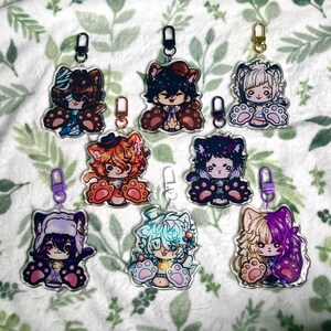 BSD Cat Keychains - Etsy
