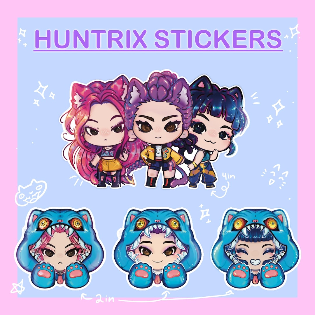 Kpop Huntrix Stickers - Etsy