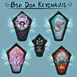 BSD DOA Coffin Keychains - Etsy
