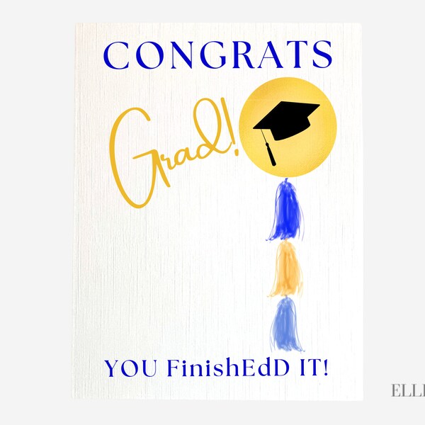 Edd Graduation Invitation - Etsy